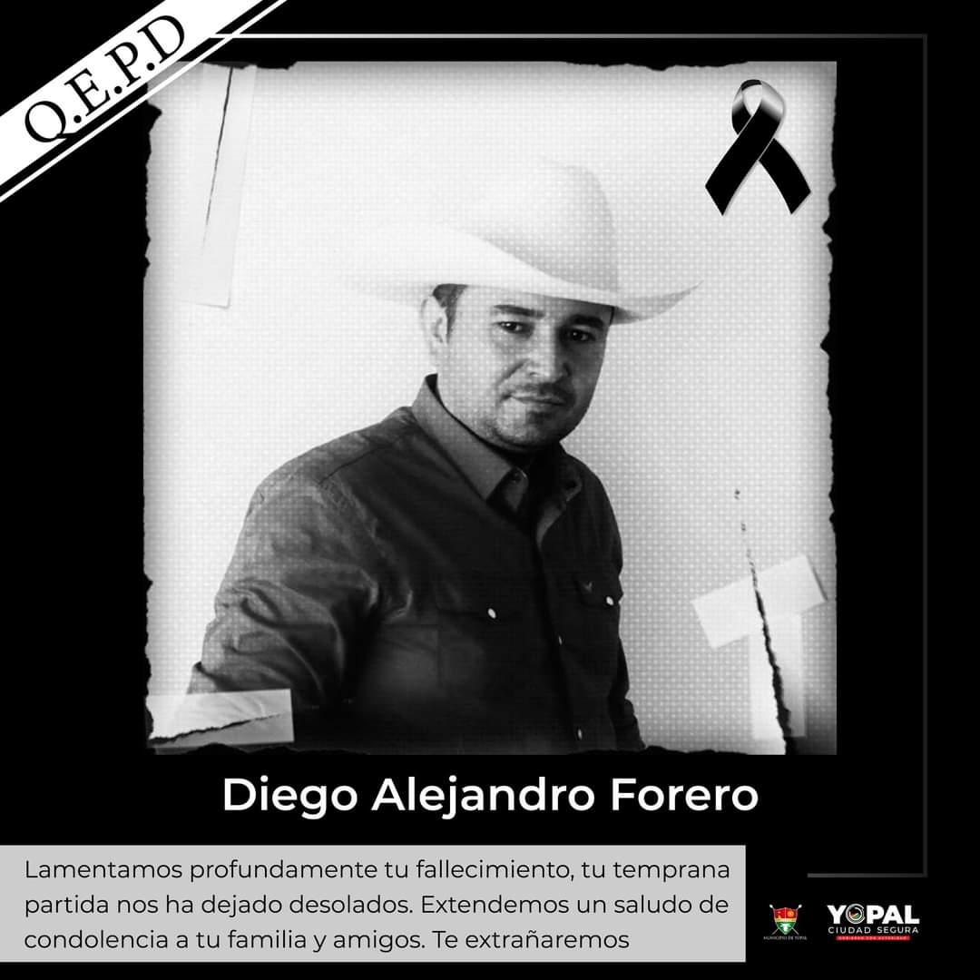 Sentido adiós a funcionario de la Alcaldía de Yopal